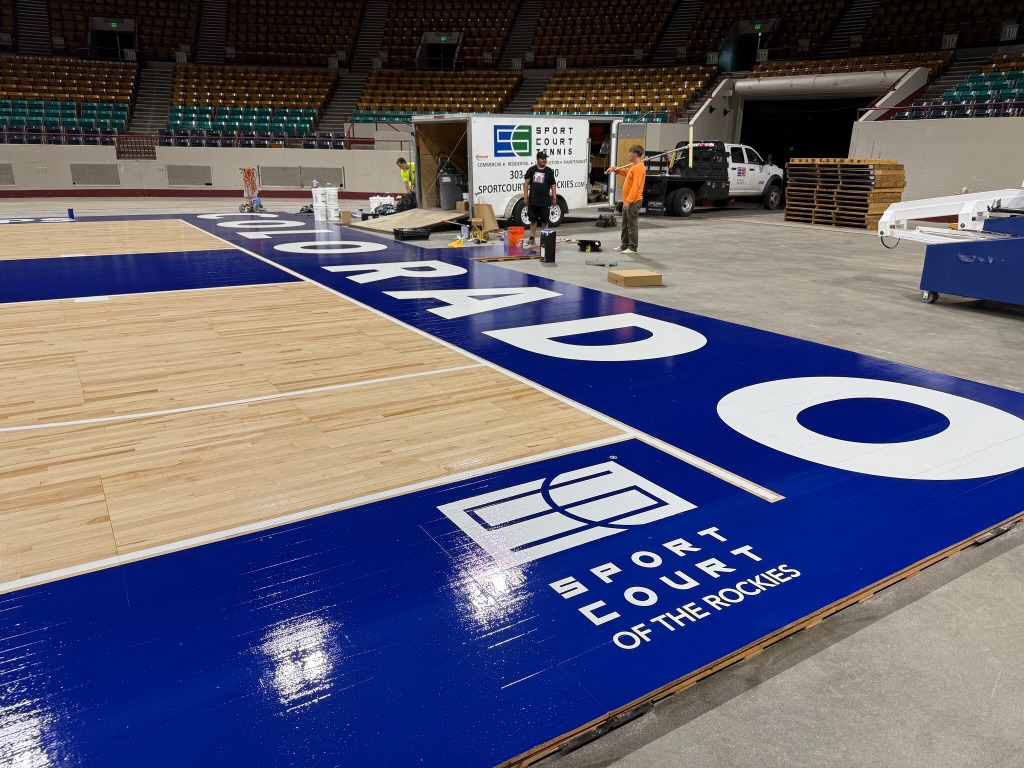 CHSAA Unveils New Floor for Denver Coliseum - Colorado High School ...