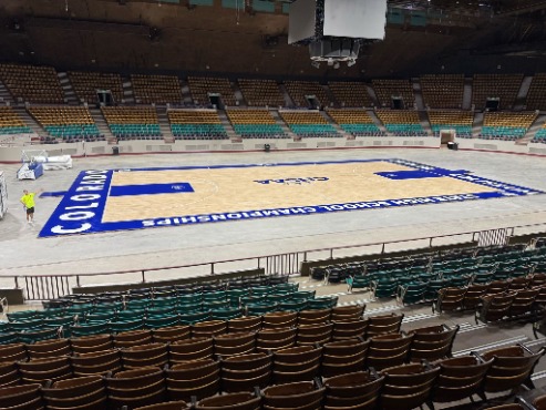 CHSAA Unveils New Floor for Denver Coliseum - Colorado High School ...
